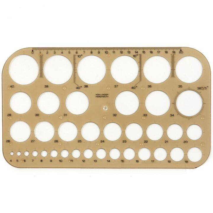 Hoh-i-noor Positive Circle Template Drawing Circle Ruler Engineering ...