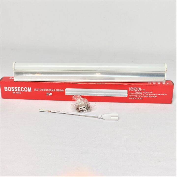 Bossecom lampu LED T5 5W- BE 8888 | Lazada Indonesia
