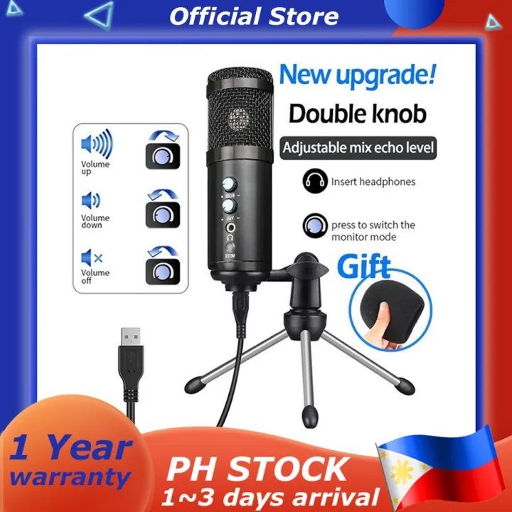 USB Condenser Recording Microphone Youtube Podcast Instrument Live ...