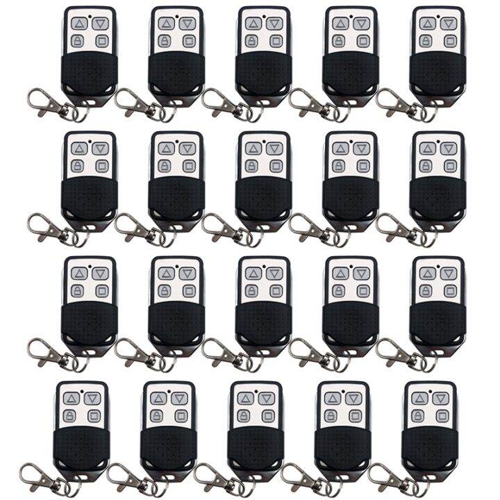 2X 4 Button Electric Garage Door Opener Wireless Remote Control 433MHZ ...
