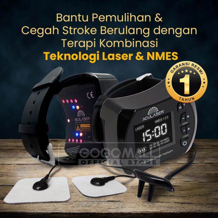 ACULASER ULTIMATE PLUS NMES THERAPY DEVICE ORIGINAL DR LASER ALAT TERAPI KESEHATAN IZIN KEMENKES ...