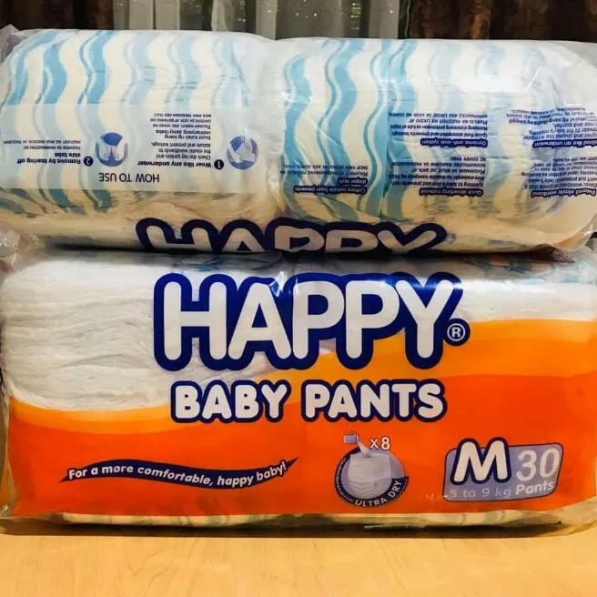 Happy Baby Pants Diaper Medium (30 pcs/pack) | Lazada PH