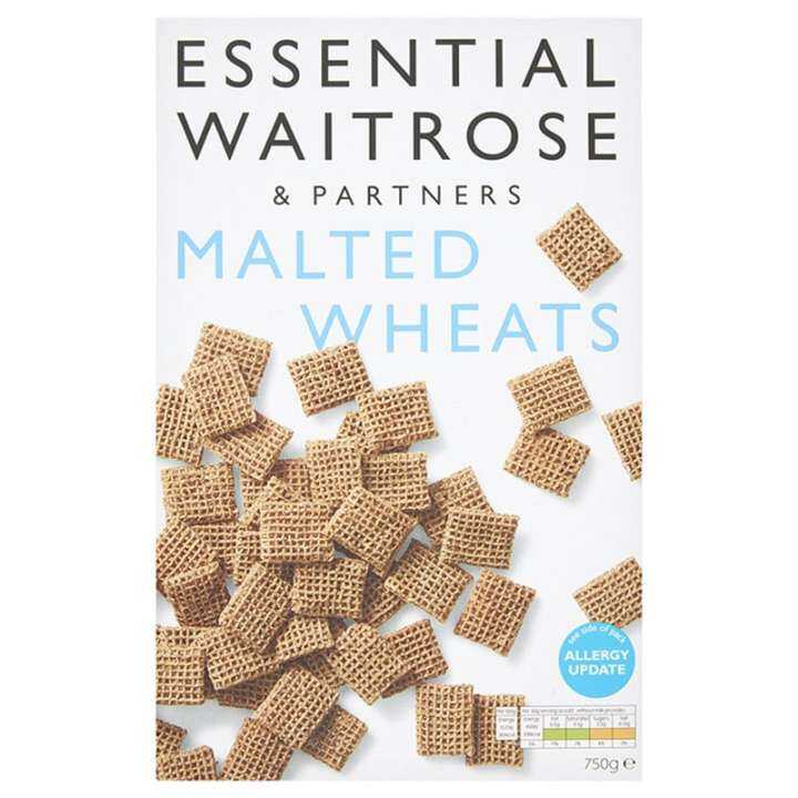 Free Shipping Waitrose Essential Malted Wheats Cereal 750g. Cereal ...