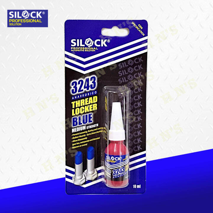 Silock Thread Locker BLUE Medium Strength 10ml | Lazada PH