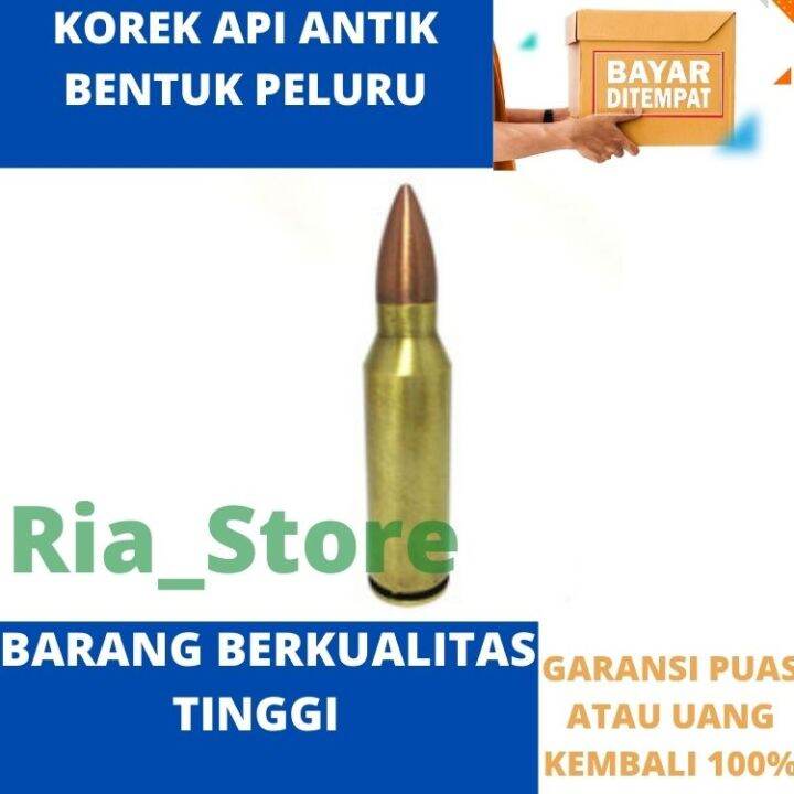 Korek Api Antik Model Peluru Jumbo - Gold | Lazada Indonesia