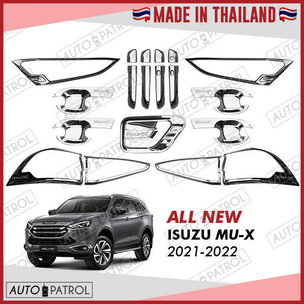 Isuzu MUX / MU-X 2021-2022 Combo Set Garnish Chrome | Lazada PH