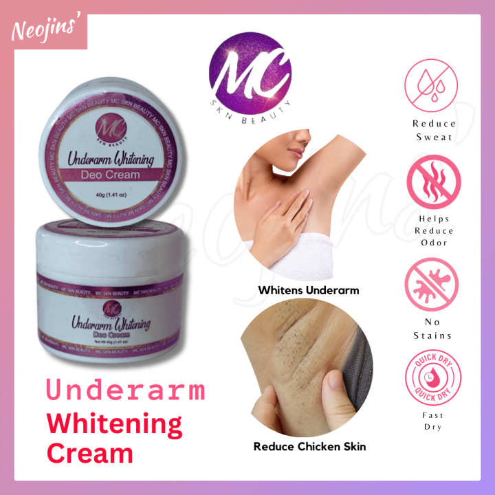 MC Essentials- Whitening Underarm Cream 40g, Smoothens, Moisturizin and ...
