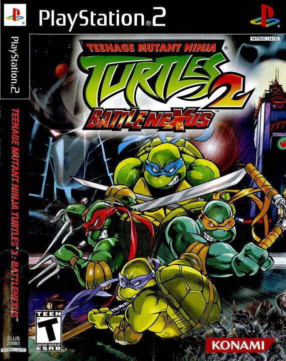 💿 แผ่นเกมส์ PS2 💿 Teenage Mutant Ninja Turtles 2 - Battle Nexus ⚔️ ...