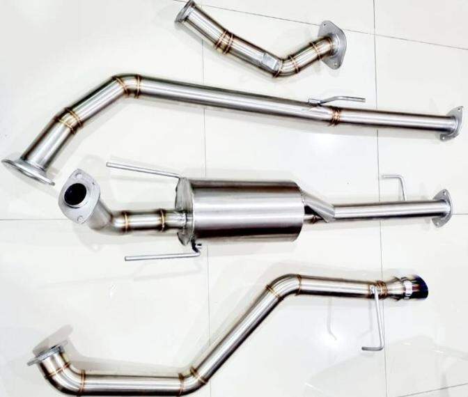 MUFFLER TOYOTA HILUX 2022 FULL SET KNALPOT MOBIL STAINLESS | Lazada ...