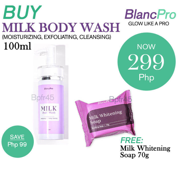 BUY Blanc Pro Milk Body Wash Blancpro PROMO | Lazada PH