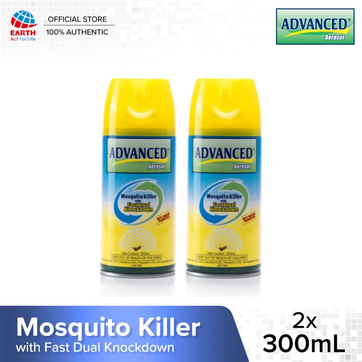 Advanced Mosquito Killer Aerosol 300 mL 2's | Lazada PH