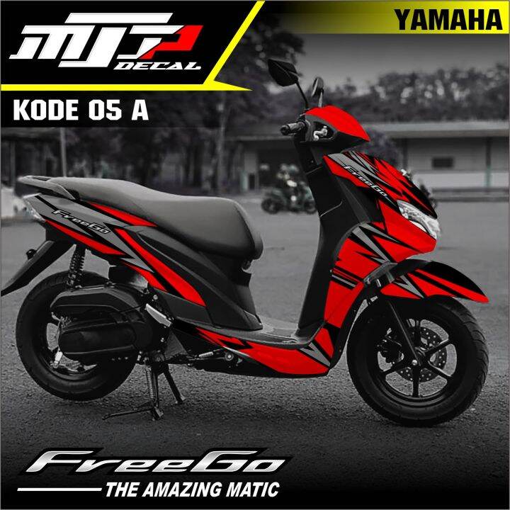 (COD) Sticker Decal Stiker YAMAHA FREEGO Variasi Fullbody Desain Racing ...