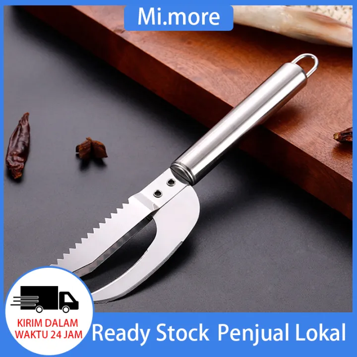 Mi.more 3in1 Skewer Pisau Ikan Multifungsi/Scale Fish Scraper/Fast ...