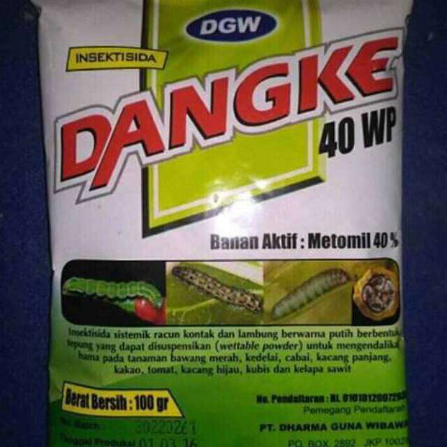insektisida metomil DANGKE 40WP 100gram dari DGW | Lazada Indonesia