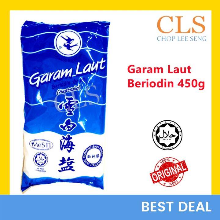 CLS Cap Double Swallow Burung Layang - Layang Biru Garam Laut Beriodin ...