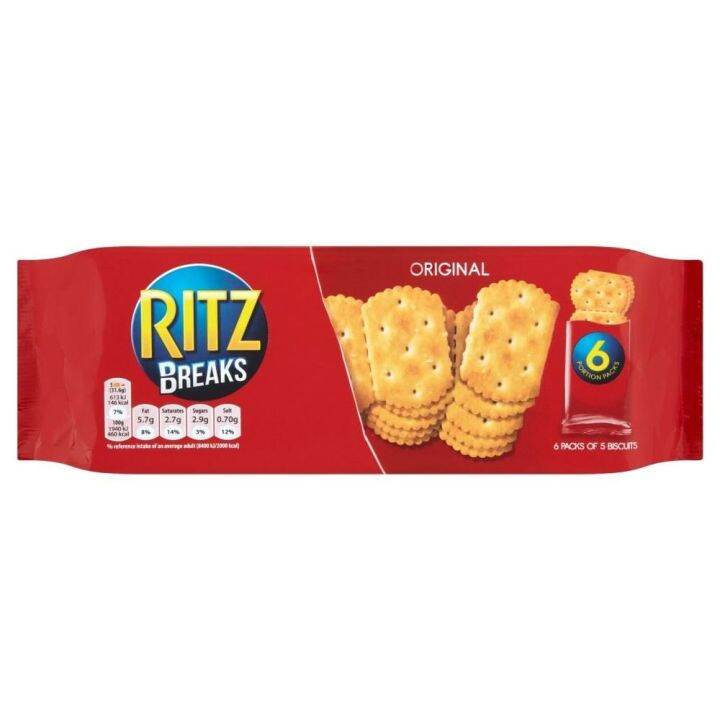 Ritz Bakery Breaks Original 6packs 190g | Lazada