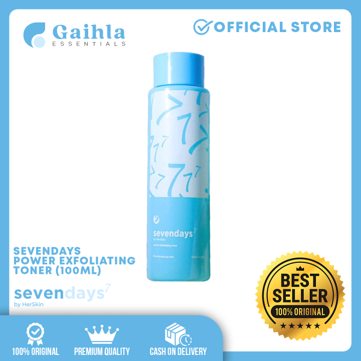 🚩𝐎𝐅𝐅𝐈𝐂𝐈𝐀𝐋 Original Sevendays Power Exfoliating Toner 100mL by Her Skin ...