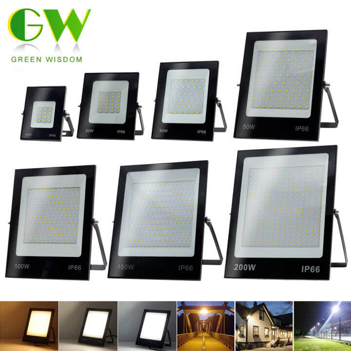 IP66 Waterproof LED Flood Light Outdoor 10W/20W/30W/50W/100W/150W Garden Street Spotlight ...