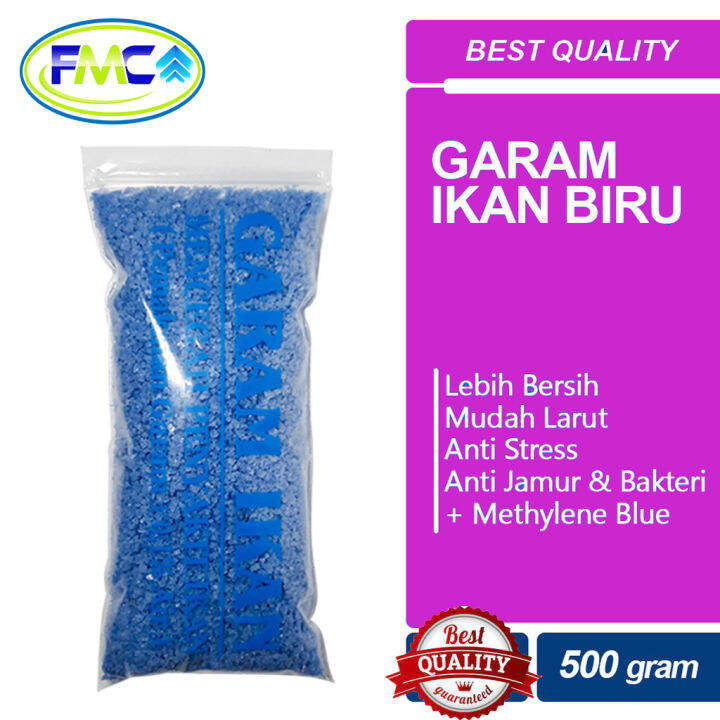 Garam Biru Ikan Cupang 500 gram Aquarium Garem Kristal Blue Salt ...