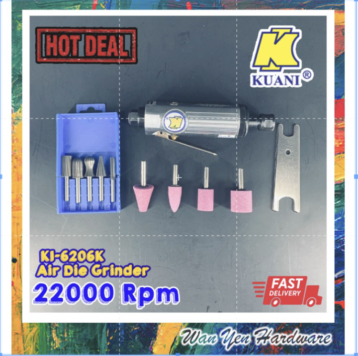 KUANI KI-6206 AIR DIE GRINDER (MADE IN TAIWAN) | Lazada