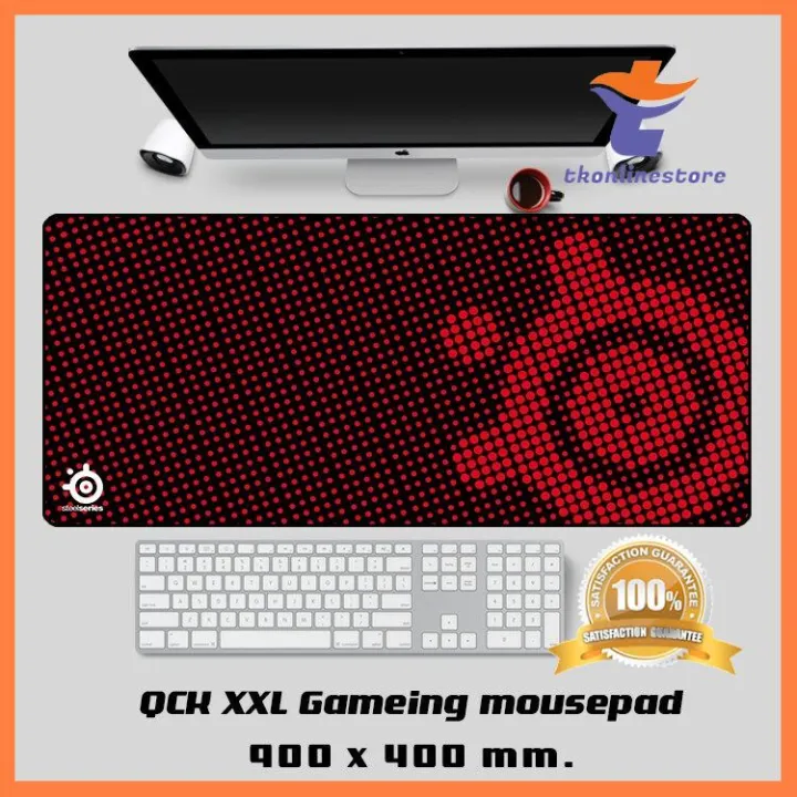 ใครยังไม่ลอง ถือว่าพลาดมาก !! แผ่นรองเม้า + คีย์บอร์ด Steelseries QCK XXL โปรโมชั่นสุดคุ้ม โค้ง ...