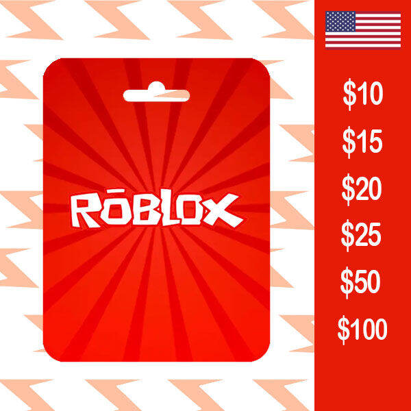 ROBLOX 10 USD, 15 USD, 20 USD, 25 USD, 50 USD, 100 USD (Digital Gift ...