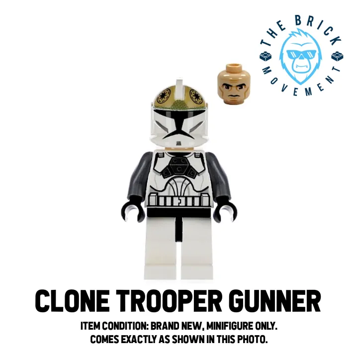 LEGO® SW Clone Trooper Gunner Minifigure | Lazada PH
