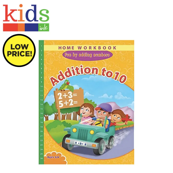Home Workbook: Addition up to 10 Paperback - Kids Ink | Lazada PH