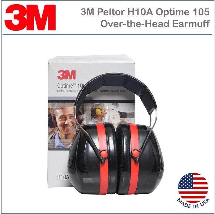 3M Peltor H10A Optime 105 Over the Head Earmuff Hearing Protection Ear Protector | Lazada PH