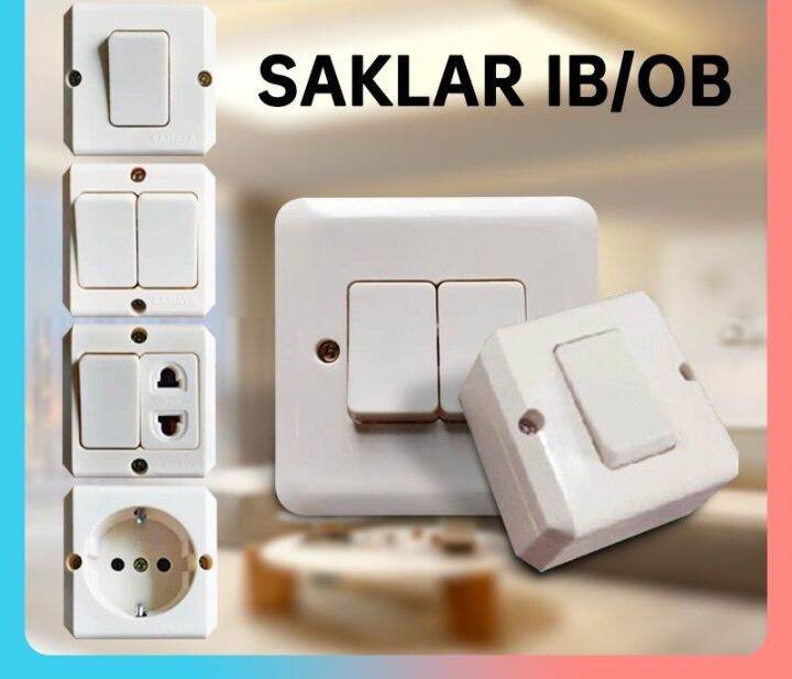 SAKELAR IB /SAKLAR ENGKEL/SERI/STOP KONTAK ARDE | Lazada Indonesia