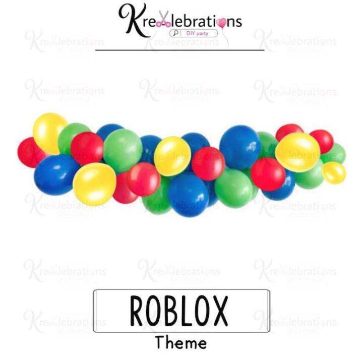 Roblox theme Balloon Arch Garland Birthday Party Decoration Set | Lazada PH