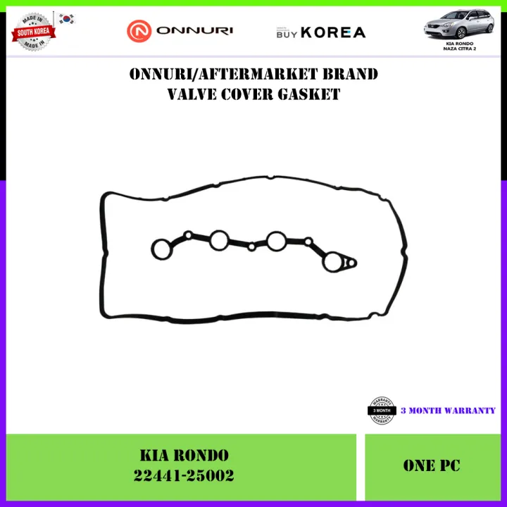 (RD-3) Kia Rondo Korea Aftermarket Valve Cover Gasket (22441-25002 ...