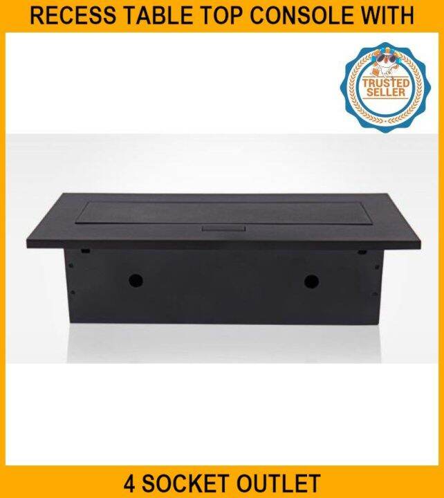 Recess Table Top Console With 4 Socket Outlet | Lazada