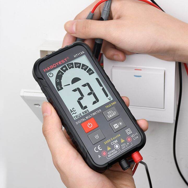 ZZOOI HT112 Smart Multimeter Digital Professional Multimeter Electrical ...