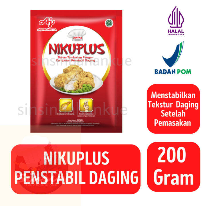 Nikuplus Penstabil Tekstur Daging Ajinomoto [200 gram] | Lazada Indonesia