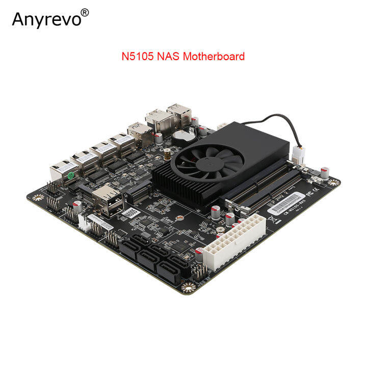 N6005 Nas Motherboard N5105 4x Intel i226-V 2.5G Nics Dual M.2 NVMe Six ...