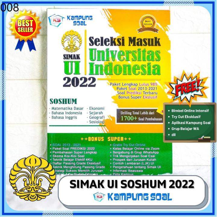 ☬SIMAK UI SOSHUM 2022 by Kampung Soal | Lazada Indonesia