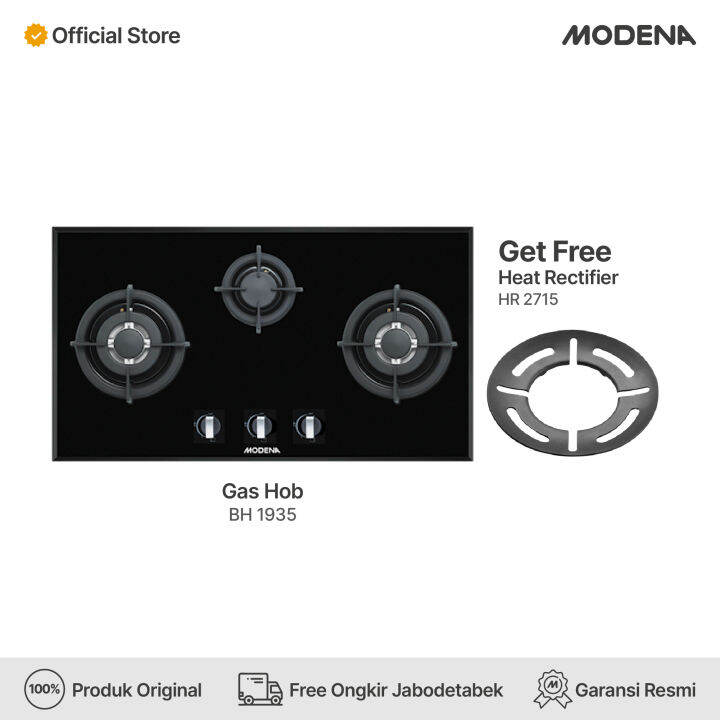 MODENA Built In Hob Gas - BH 1935 | Lazada Indonesia