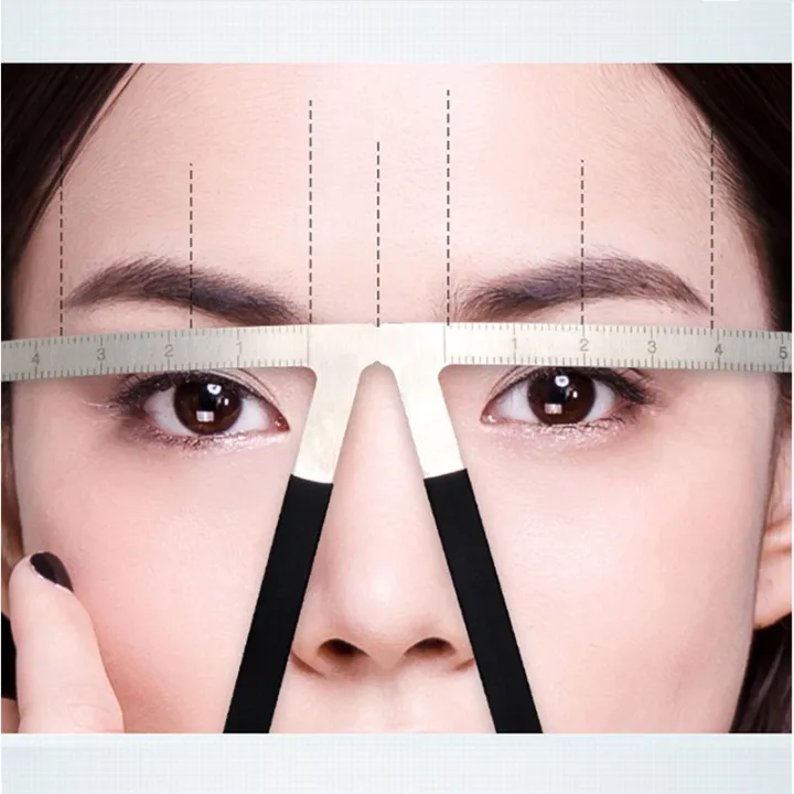 Professional Eyebrow Tattoo Stencils Microblading Makeup Brow Measure ...