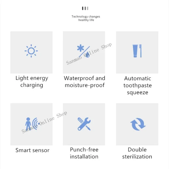 Multi-Function Toothbrush Sterilizer Auto-sterilization Health and Safer-Z036 | Lazada PH