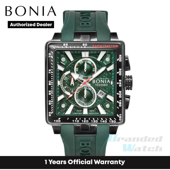 [Official Warranty] Bonia BNB10675-1792LE Men's Tesoro Chronograph ...
