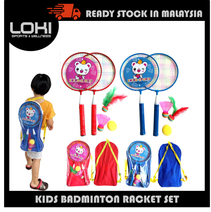 🔥CRAZY SALE!!🔥 Mini Badminton Racket Set with Backpack / Bag | Kids ...