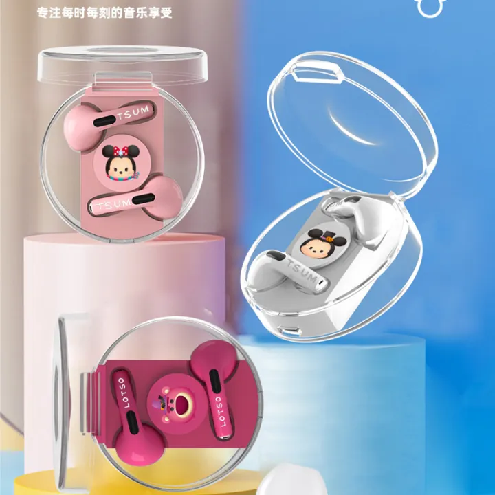 Real Wireless Cartoon Character Bluetooth Headset Transparent Space ...