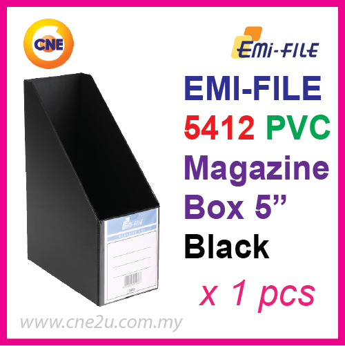 EMI-FILE 5412 PVC Magazine Box File / Magazine Holder / Magazine ...