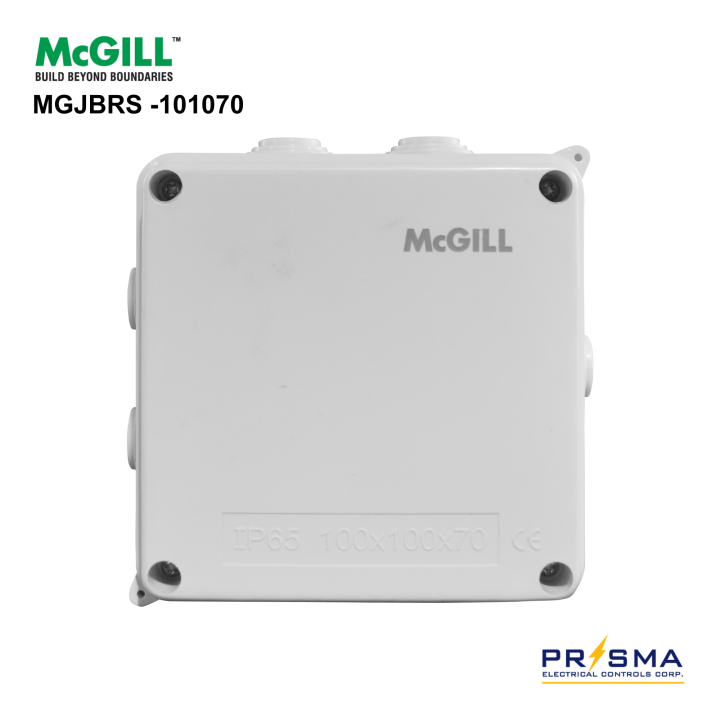 McGILL Weatherproof Junction Box 100x100x70mm with Rubber Seal MGJBRS ...