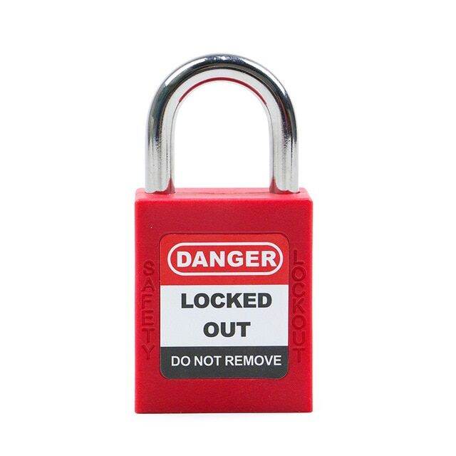 Lockey Engineering Security Steel Shackle Safety Lockout Padlock With ...
