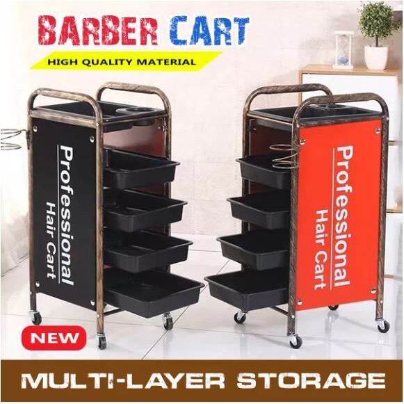 【READY STOCK】 Heavy Duty Salon High end Trolley cart for hair salon 5 ...