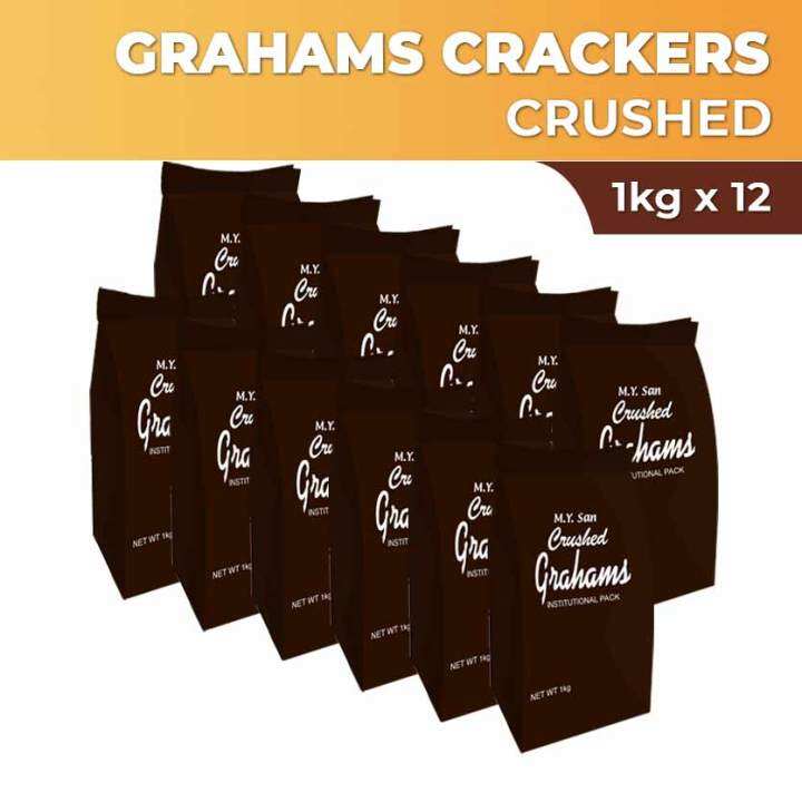 MY San Graham Crackers Crushed 1kg x12 | Lazada PH