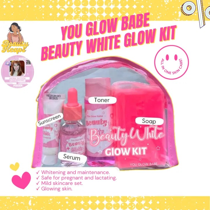 You Glow Babe Beauty White Glow Kit | Rejuvenating Set | Body Hero Set ...