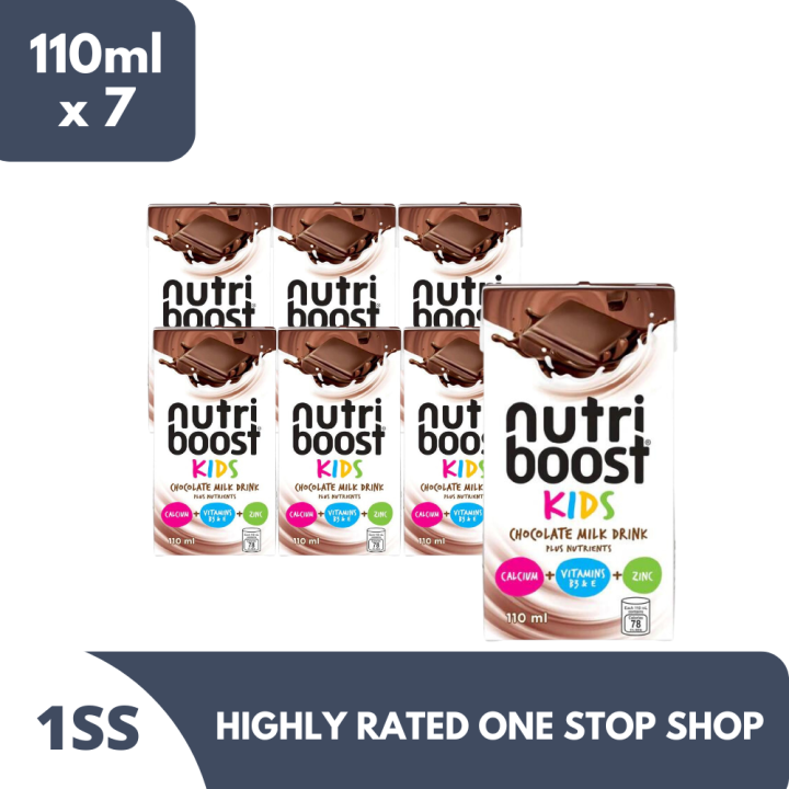 Nutri Boost Kids Chocolate Milk Drink 110ml x 7 | Lazada PH